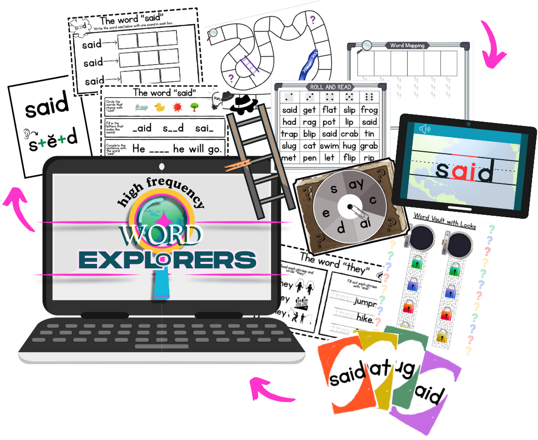 High Frequency Word Explorers Membership – My Three Readers