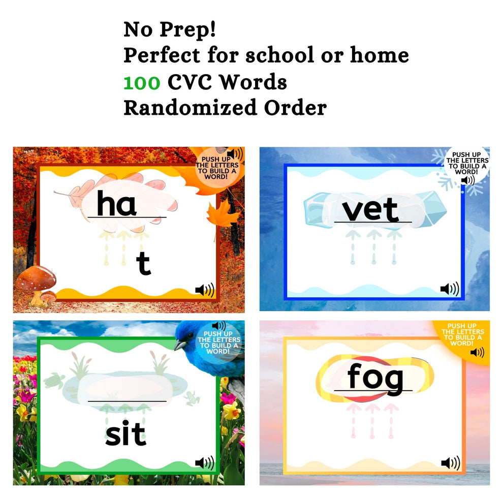 Segmenting CVC Words Digital Activity – My Three Readers