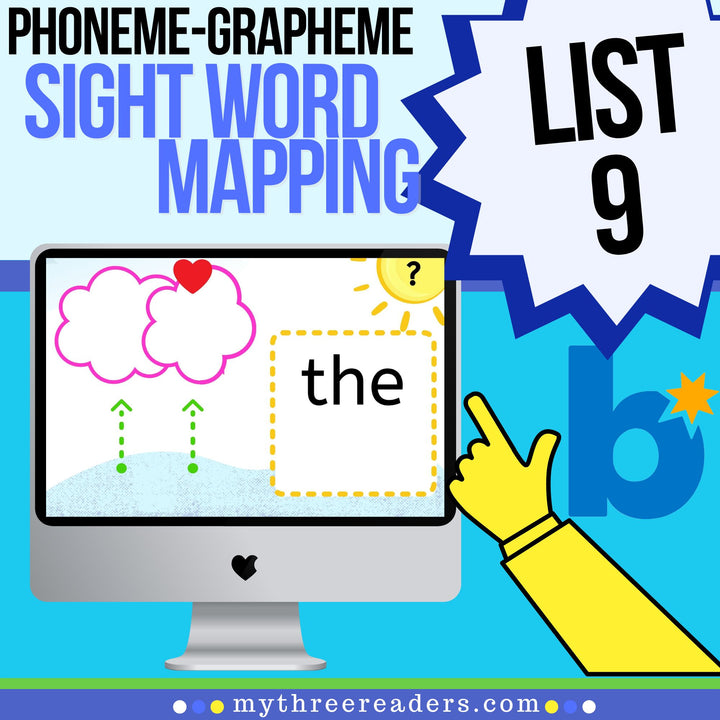 Sight Words - Mapping – My Three Readers