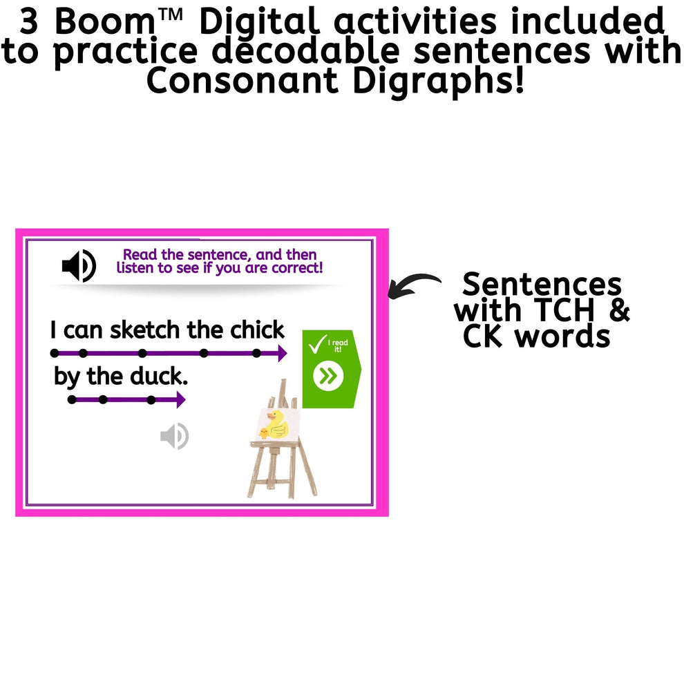 Decodable Sentences with Consonant Digraphs – My Three Readers