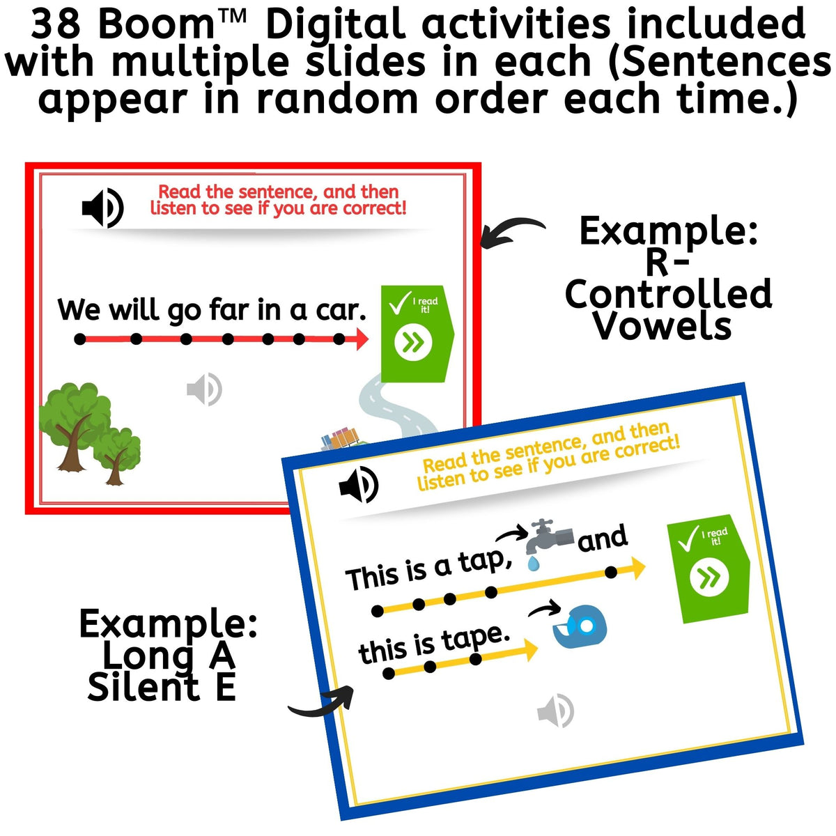 Decodable Sentences Bundle - Printables & Digital Boom™ Activities – My ...