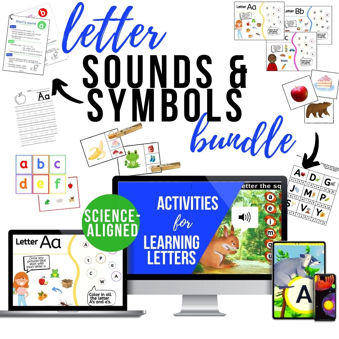 Letter Sounds & Symbols Bundle – My Three Readers