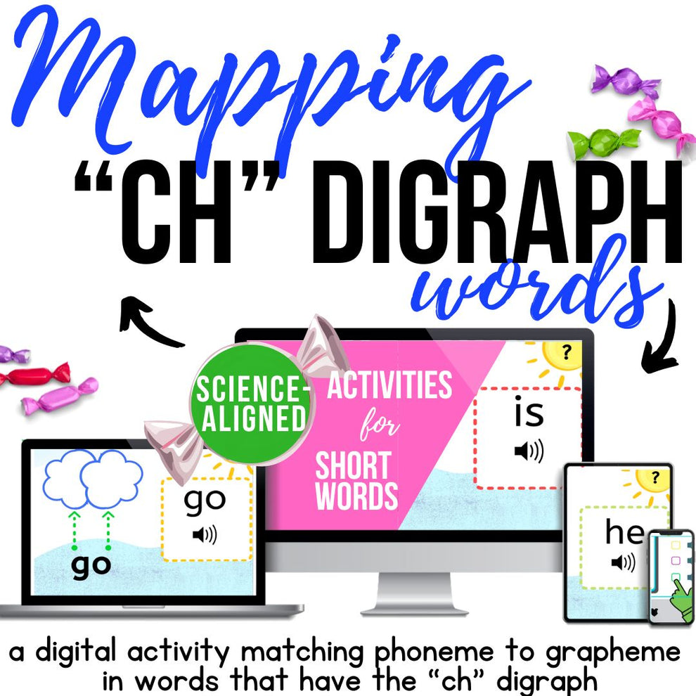 Mapping CH Digraph Words – My Three Readers