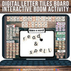 Digital Letter Tiles Board - Interactive Activity for Readers & Spelle ...
